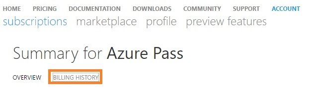 Understanding Azure Subscription Bill In Microsoft Azure Portal Understanding Azure Subscription Bill In Microsoft Azure Portal